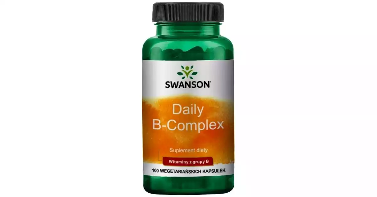 SWANSON Daily B-Complex 100 kapsułek witamina B - Przepis na Zdrowie