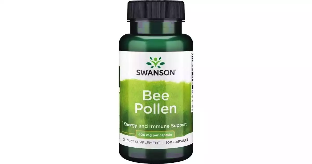 SWANSON Bee Pollen 400 mg 100 kapsułek pyłek pszczeli - Przepis na Zdrowie