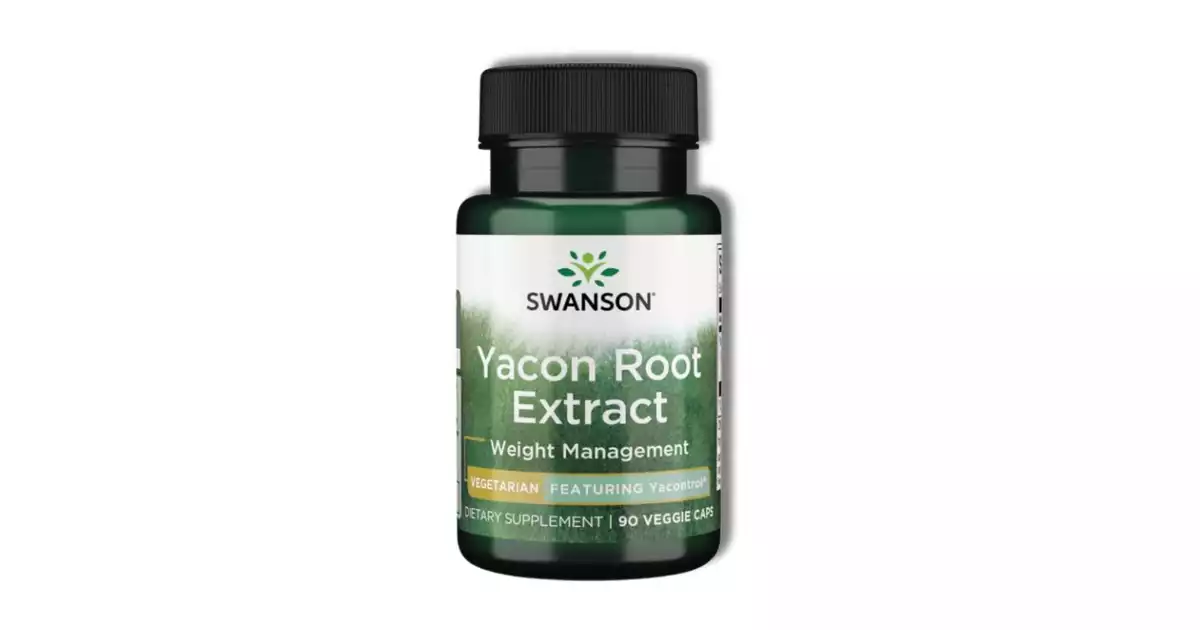 Swanson Yacon Root Extract - Wsparcie Zarządzania Wagą
