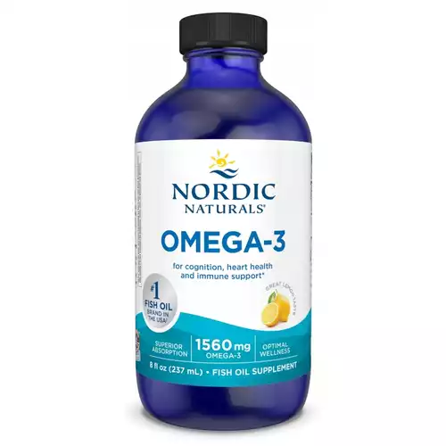 Nordic Naturals Omega-3 1560mg Lemon - 237 ml - Przepis na Zdrowie