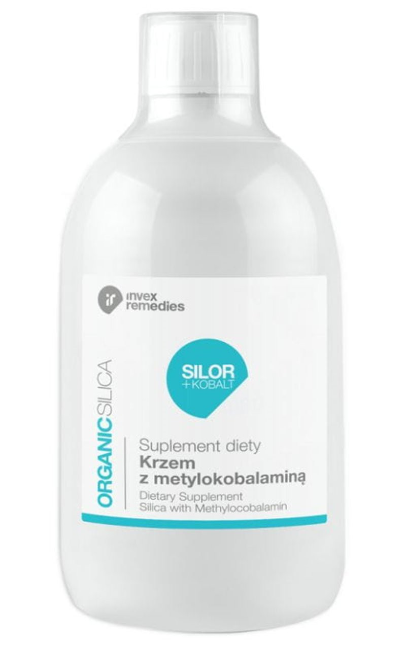 Invex Remedies SILOR + KOBALT Suplement diety krzem z kobaltem 500ml ...